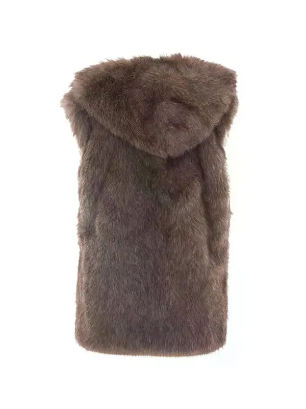 ELEH Faux-fur Hooded Gilet