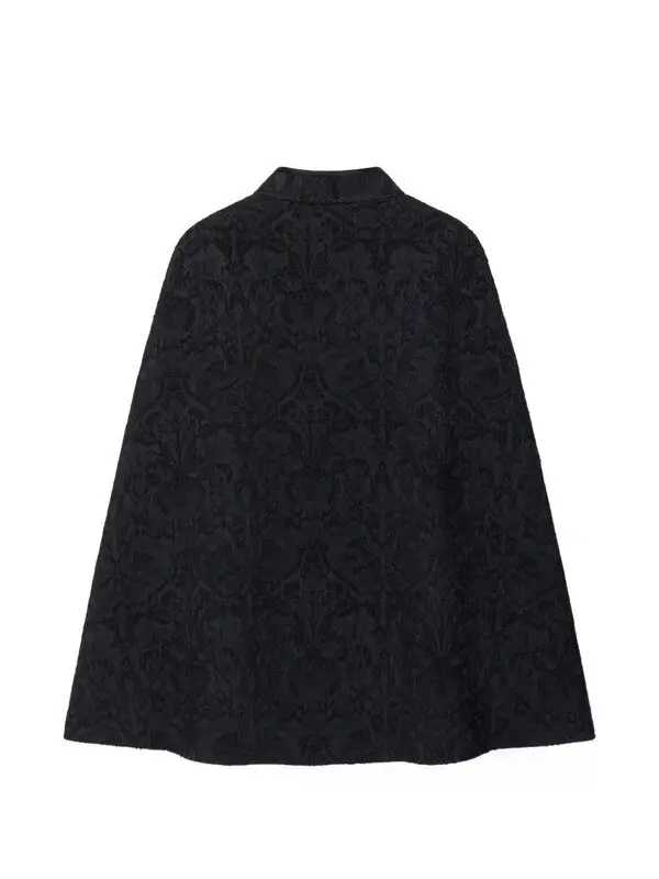 Shanghai Tang Jacquard Frog-fastening Cape