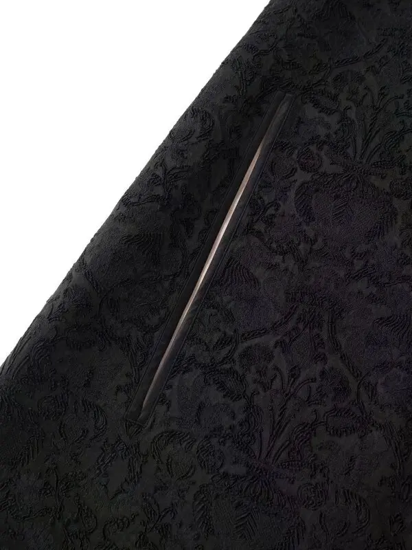 Shanghai Tang Jacquard Frog-fastening Cape