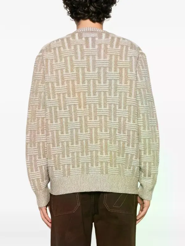 DRUMOHR Basket-weave Sweater - Neutrals