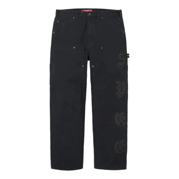 Supreme Fw26 Leather Appliqué Double Knee Painter Pant
