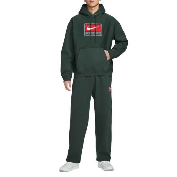 Nike Solo Swoosh Fleece Hoodie 'dark Green Olive
