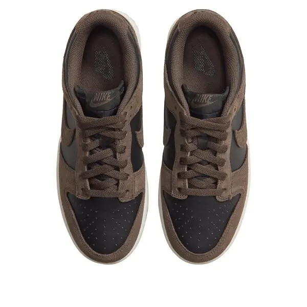 Nike Dunk Low Suede 'black Sail Metallic Silver