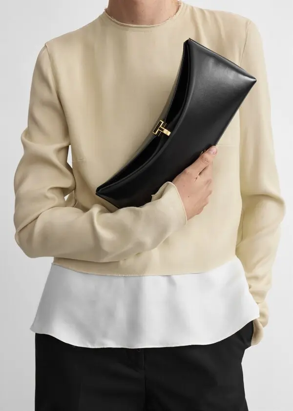 TOTEME Big T-lock Leather Slim