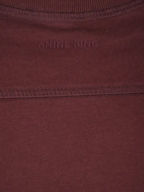 ANINE BING Jaylin Tee Collegiate Fig