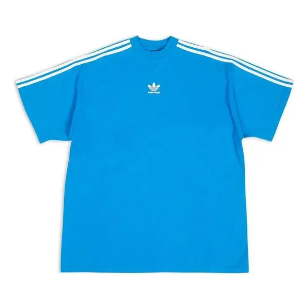 Balenciaga X Adidas T-shirt Oversized - Blue