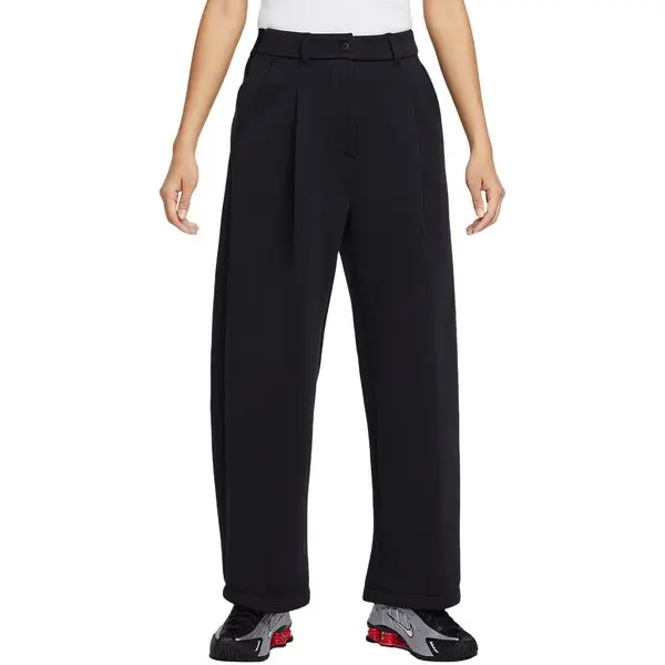 Nike Article Fleece Loose Mid-waist Trousers Asia Sizing