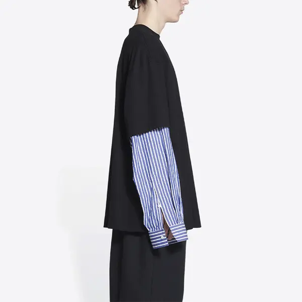 Balenciaga Political Campaign Layered T-shirt - Black