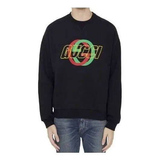 Gucci Cotton Jersey Sweatshirt With Embroidery - Black