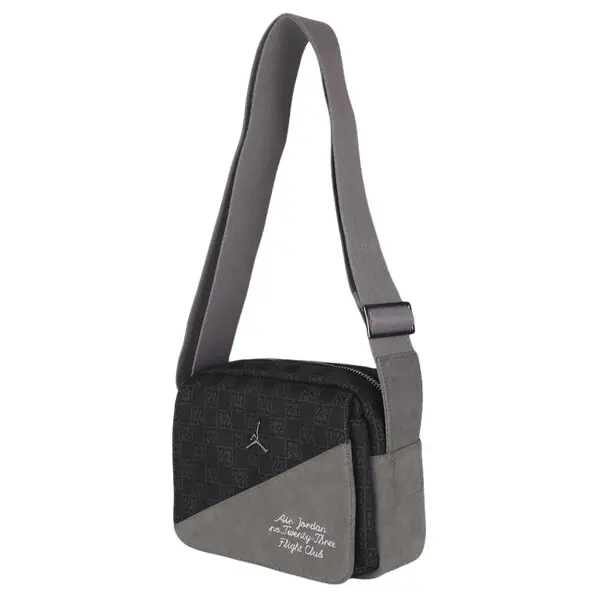 JORDAN Monogram Messenger Bag 'black Grey