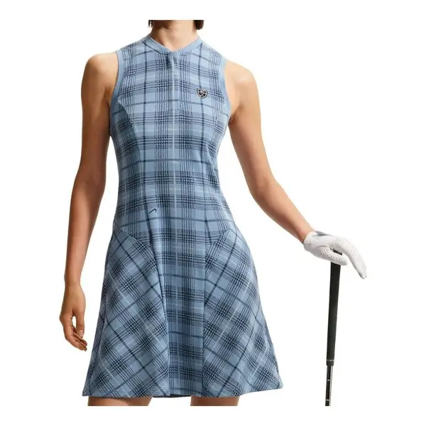 Nike Fairway Fresh Dri-fit Dress Asia Sizing 'work Blue White