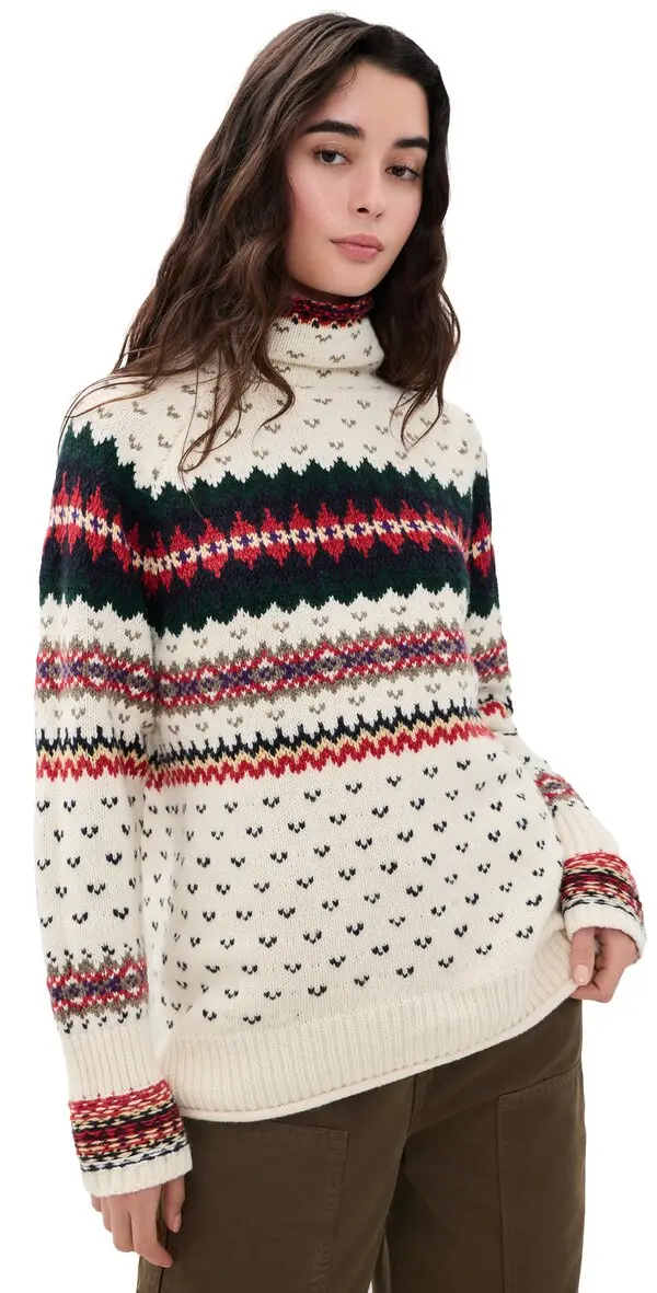 Polo Ralph Lauren Cotton Wool Turtleneck Sweater