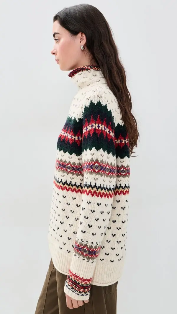 Polo Ralph Lauren Cotton Wool Turtleneck Sweater