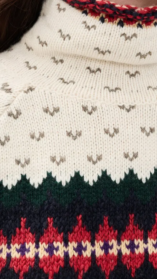 Polo Ralph Lauren Cotton Wool Turtleneck Sweater