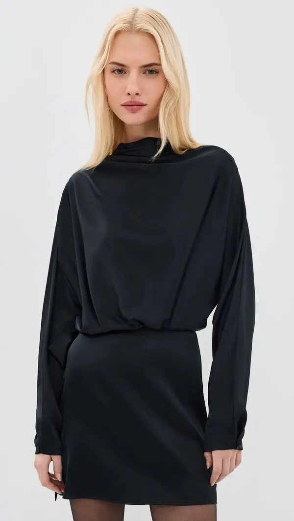 Staud Phoebe Silk Mini Dress