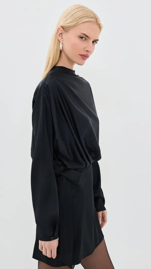 Staud Phoebe Silk Mini Dress