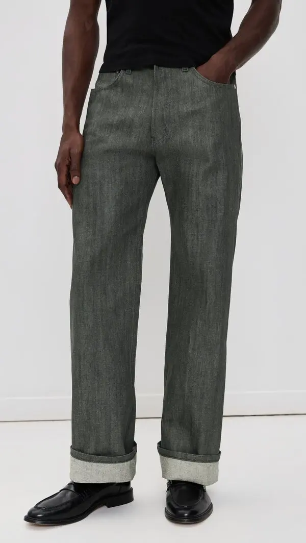 Naked & Famous Denim Strong Guy Haunted Selvedge Jeans