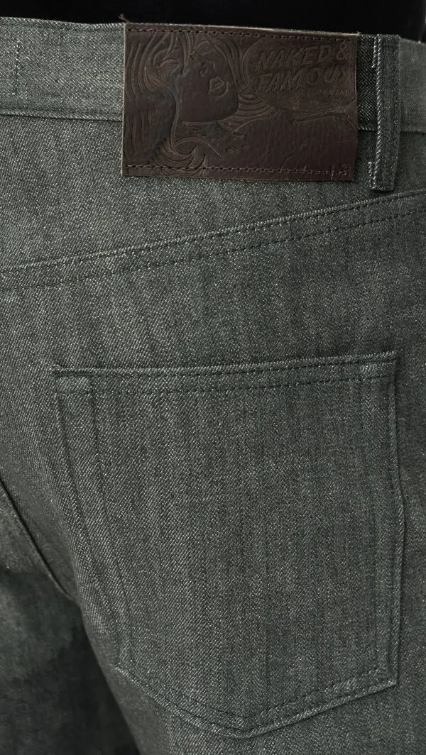 Naked & Famous Denim Strong Guy Haunted Selvedge Jeans