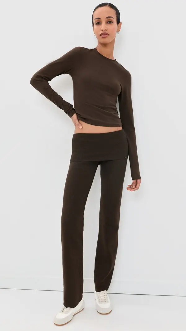 SKIMS Fold Over Knit Pants