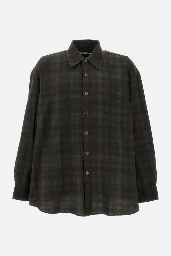Our Legacy Borrowed Check Print Shirt