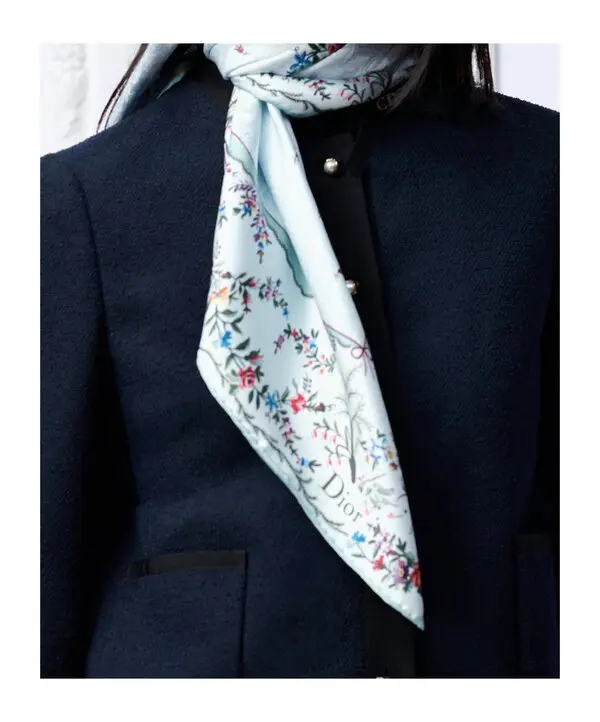 Dior Dioramour Revolution Flowers 90 Square Scarf