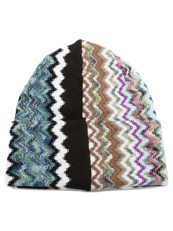 Missoni Zig-zag Wool Knit Beanie