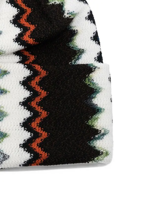 Missoni Zig-zag Wool Knit Beanie