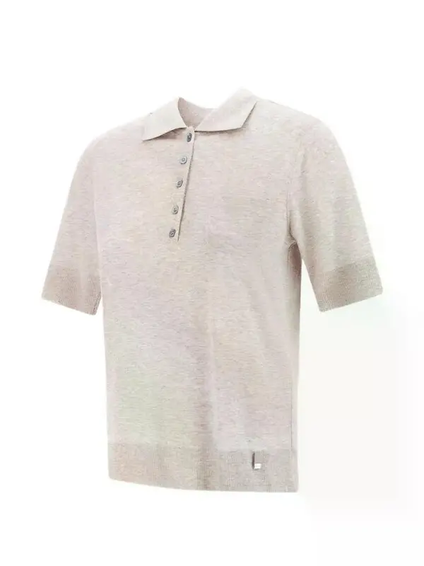 Herno Resort Short-sleeve Polo Top - Neutrals
