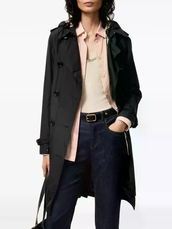 Burberry Mid-length Nylon Kensington Hooded Trench Coat