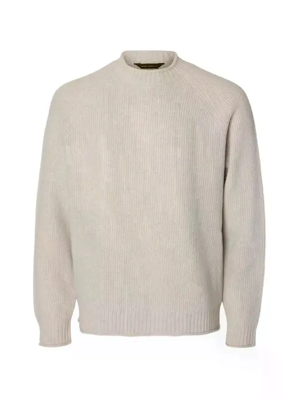 SELECTED Domestic Rib-knit Wool Sweater