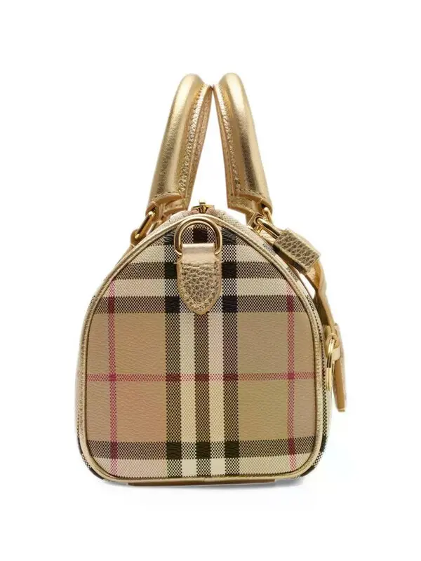 Burberry Mini Check Bowling Bag