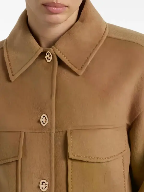 Maison123 Chris Button-up Wool-blend Jacket