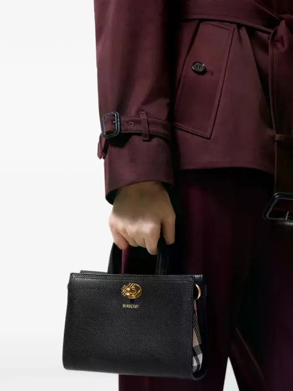 Burberry Micro Cotswolds Check Tote
