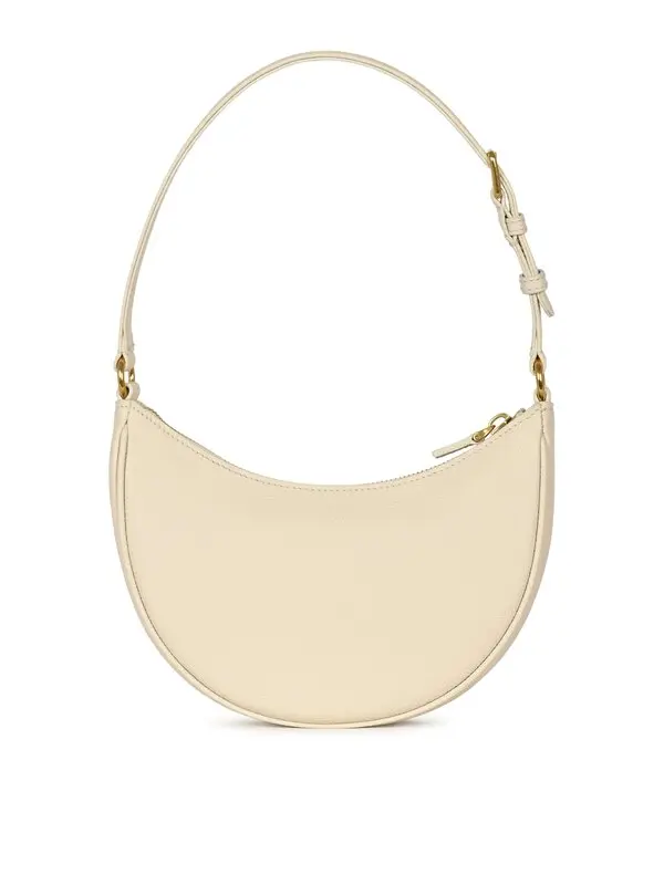 Valentino Garavani Mini Hobo | Vlogo Signature | Vit. Soft Grain/a.brass Logo