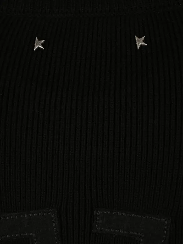 GOLDEN GOOSE Golden M's Knit Regular Crew Neck Organic Cotton With Logo