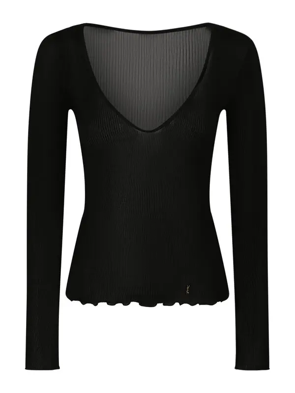 Saint Laurent Top Manches Longues