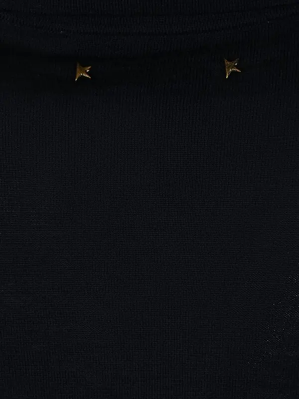 GOLDEN GOOSE Golden M's Polo Knit Short Sleeves Merino Wool