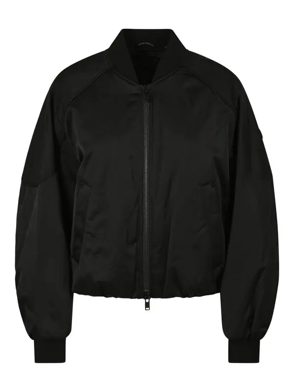 Moose Knuckles Drift Satin Bomber - Black