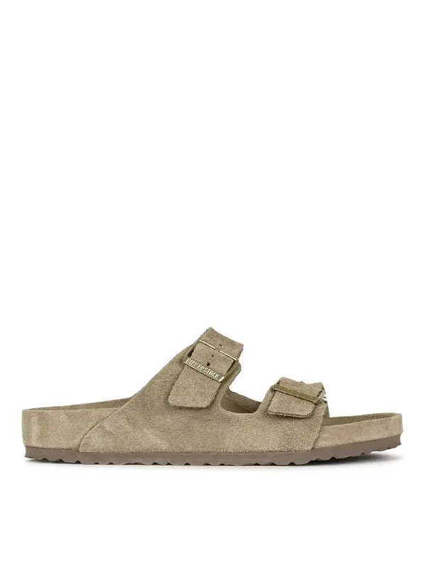 BIRKENSTOCK Arizona Exq Leve Allover Taupe Regular/ancha - Brown