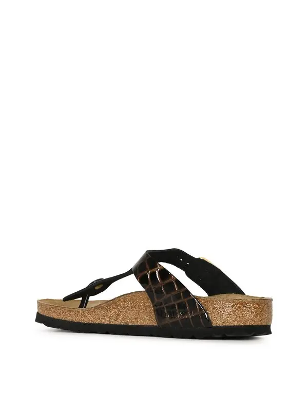BIRKENSTOCK Gizeh Lena Emboss Animal Regular/ancha