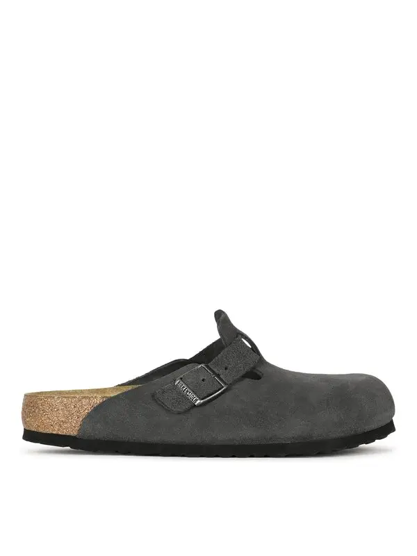 BIRKENSTOCK Boston Leve Charcoal Regular/ancha - Black