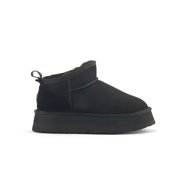 AUSTRALIA LUXE COLLECTIVE Cosy Ultra Short Platfoam Boots - Black