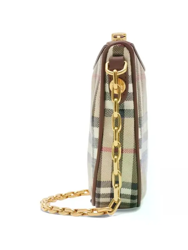 Burberry Mini Check Chain Bag