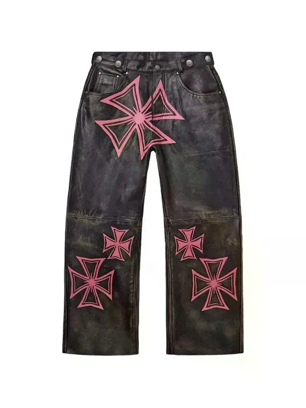 VALE FOREVER Croxxx Leather Trousers