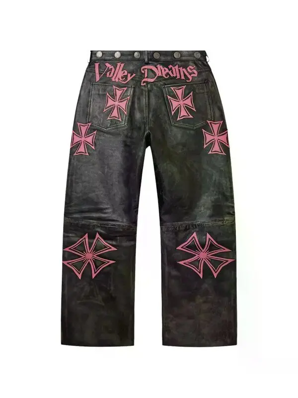VALE FOREVER Croxxx Leather Trousers