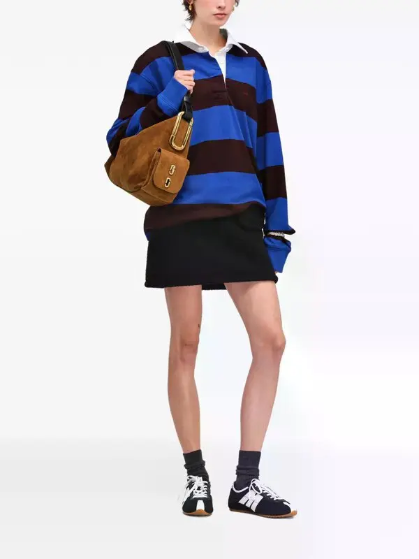 Marc Jacobs Large Scene Suede Shoulder Bag
