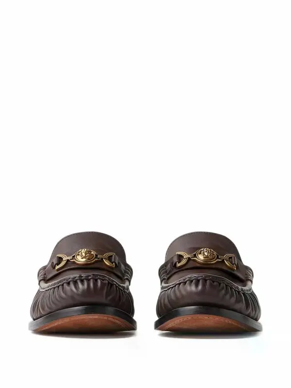 Versace Adrian Leather Loafers