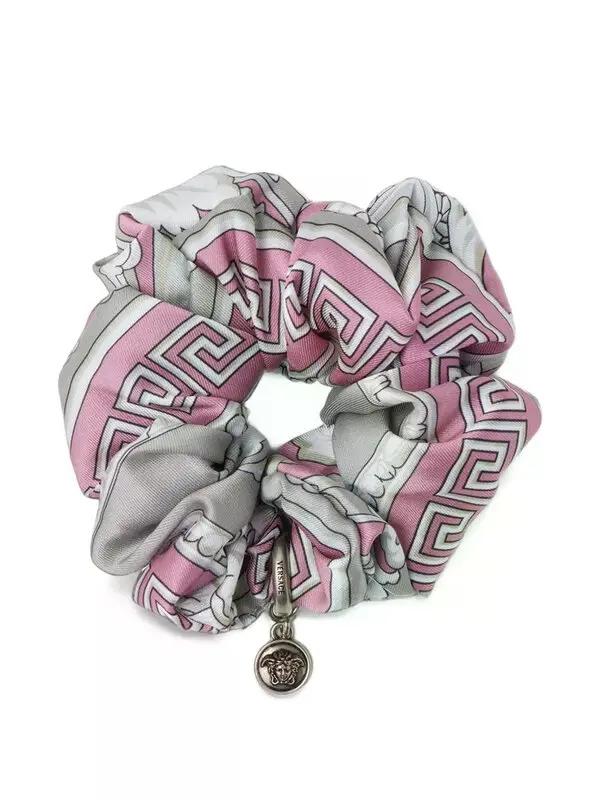 Versace Greca-print Medusa Scrunchie