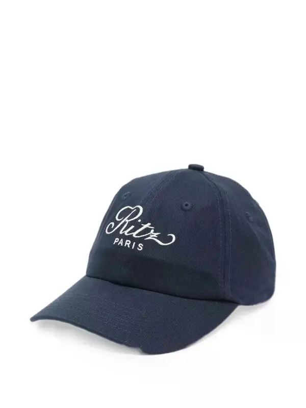 FRAME Ritz Paris Embroidered Baseball Cap - Blue