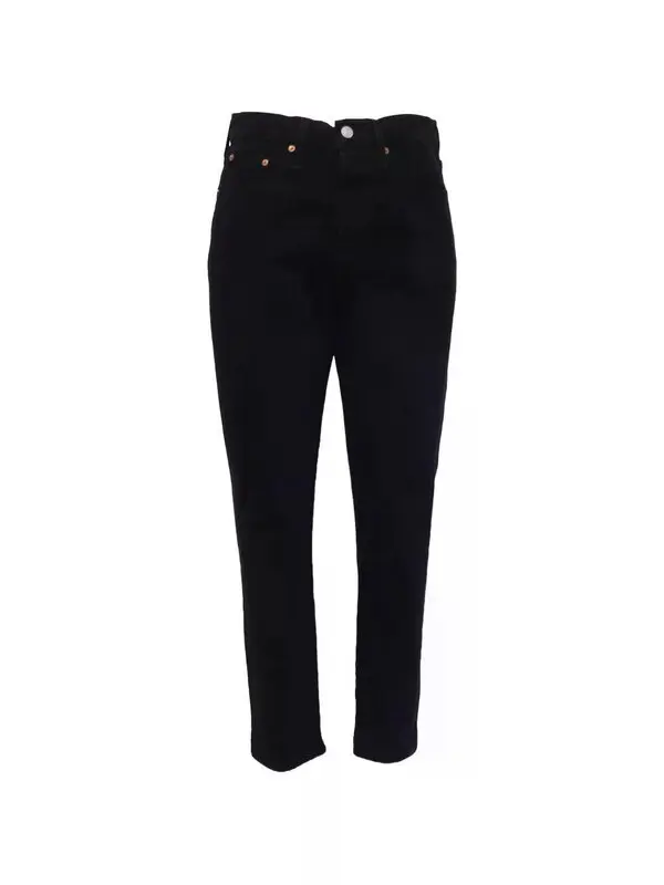 LEVI'S Slim-fit Cropped Jeans - Black
